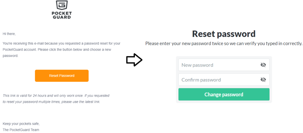 Reset Your PocketGuard Password or Change PIN